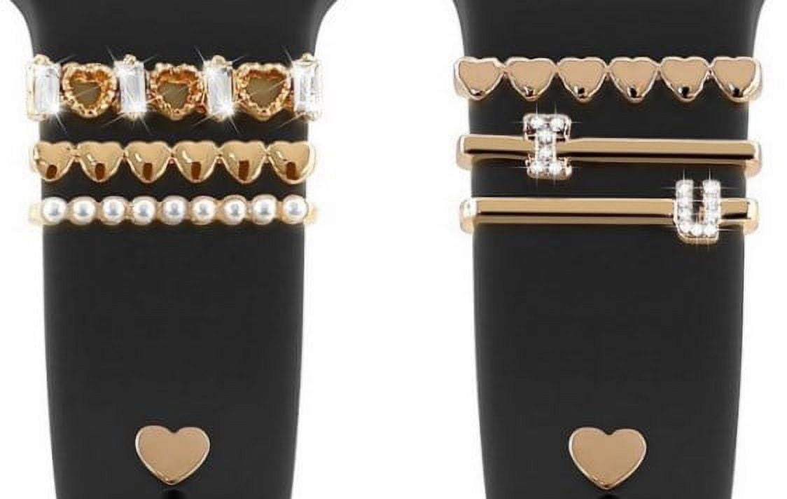 8 Pcs Watch Band Charms Watch Band Ring Jewelry Ring Loop Watch Strap ...