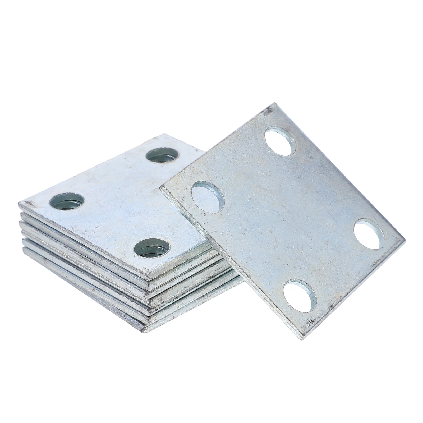 8 Pcs Weldable Plate for Industrial Use Embedded Steel Silver - Walmart.com