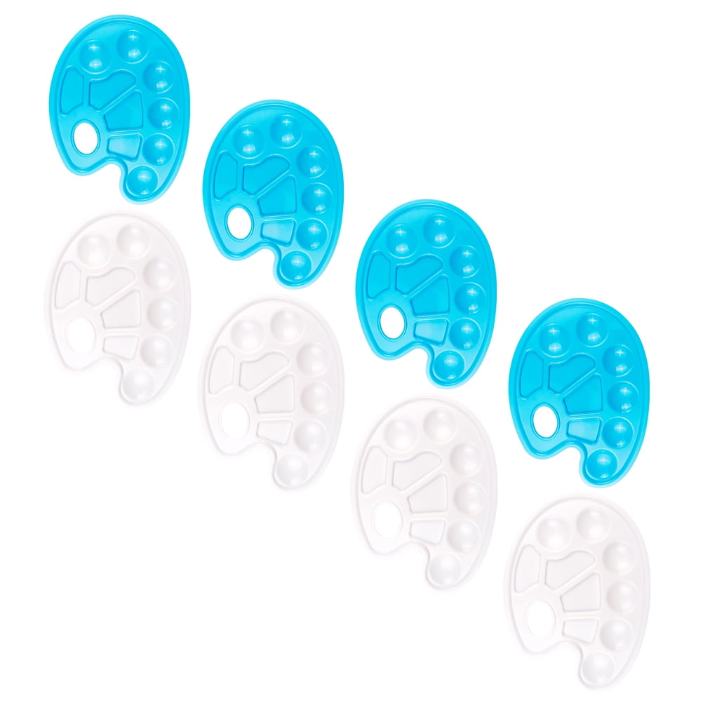 Koolleo 8 Pcs Practical Painting Pallet Pigment Trays Color Mixing ...