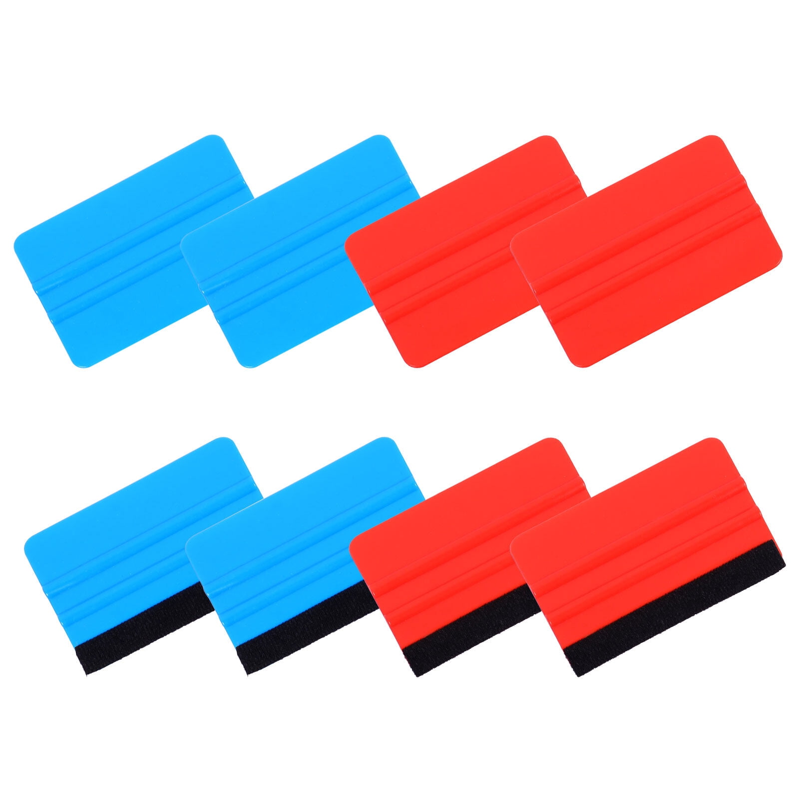 8 Pcs Window Film Wallpaper Smoothing Tool Double-sided Square Scraper ...