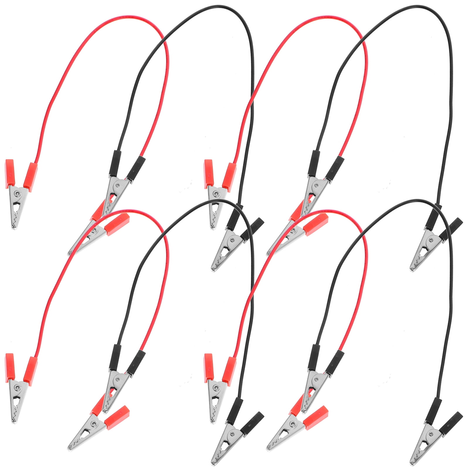 8 Pcs Wires Wire Electrical Cable Alligator Cable Short Handle Double ...