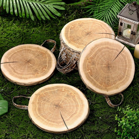 8 Pcs Wood Slice Kids Floor Cushions for Classroom, Round Tree Stump ...