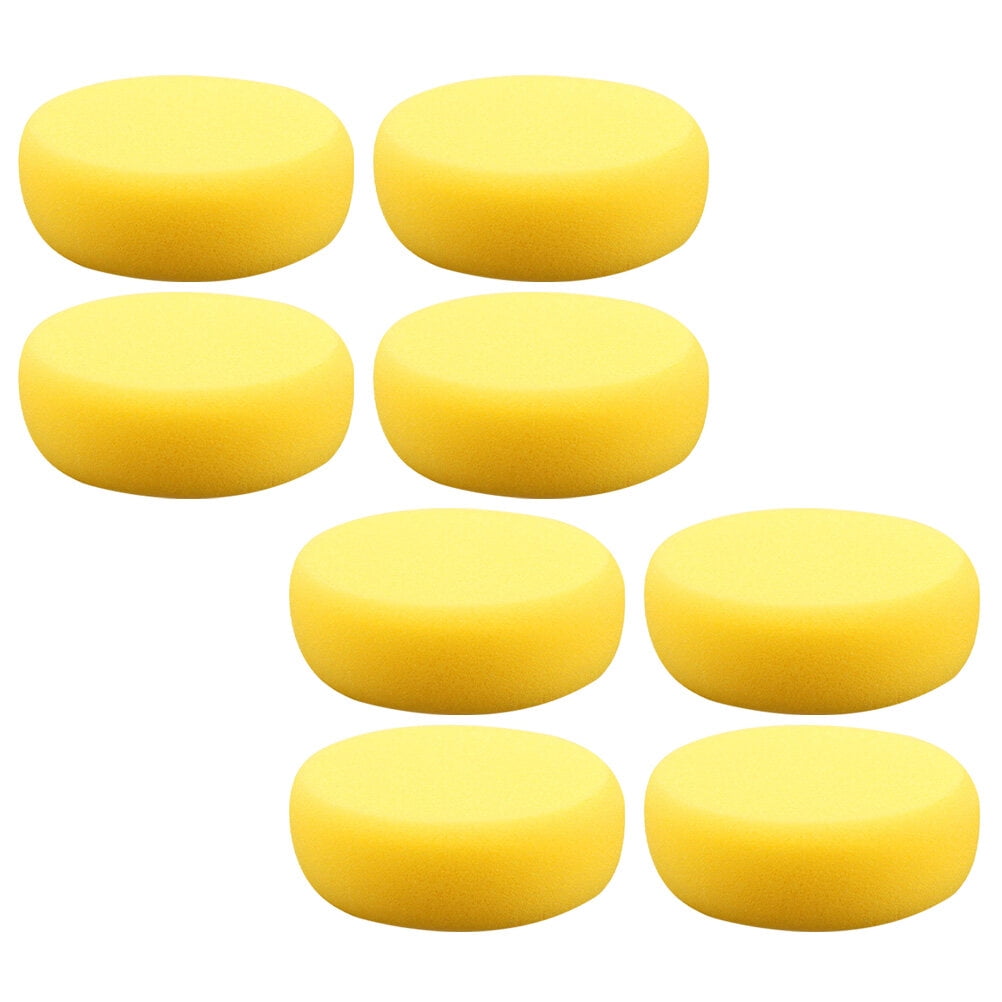 8 Pcs Yellow Round Cake Sponge Kids Clay Sponges for Toddler Child ...