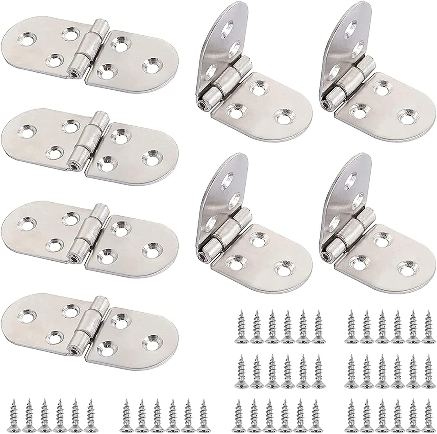 8 Pcs Zinc Alloy Flap Hinge Flap Table Countertop Hinge Concealed Hinge ...