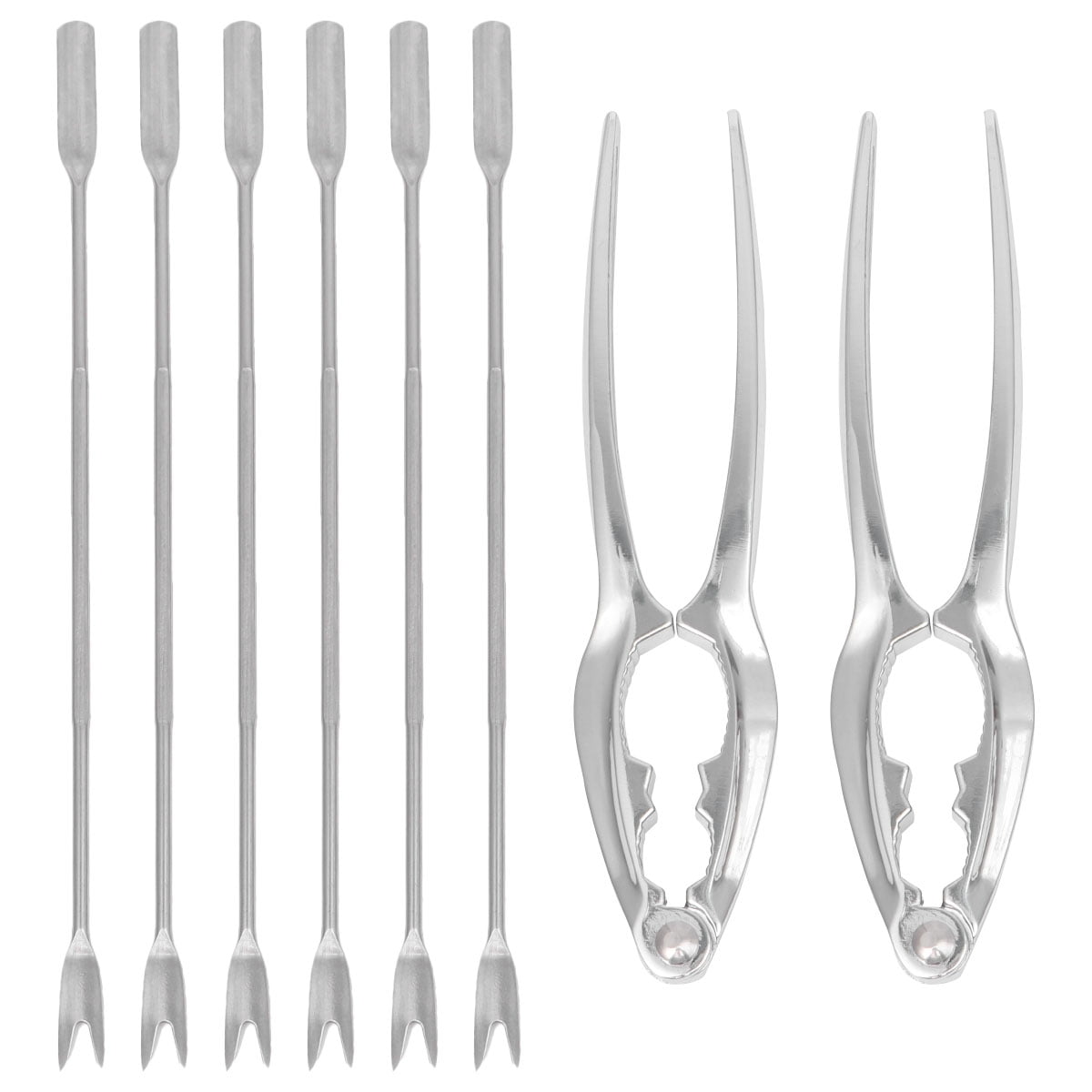 8 Pcs/set Peeling Crab Claw Piler Easy to Clean Seafood Tool Crab Leg ...