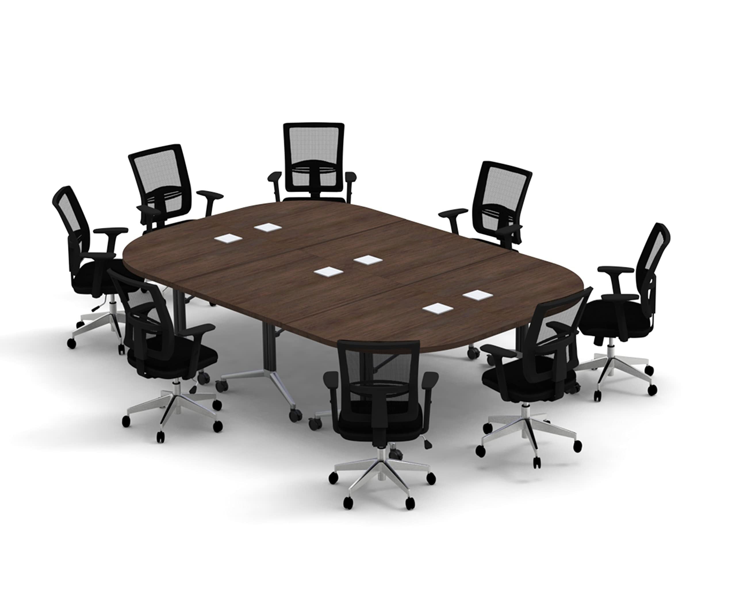 8 Person Conference Tables Meeting Seminar Fold Up with Seating Model ...