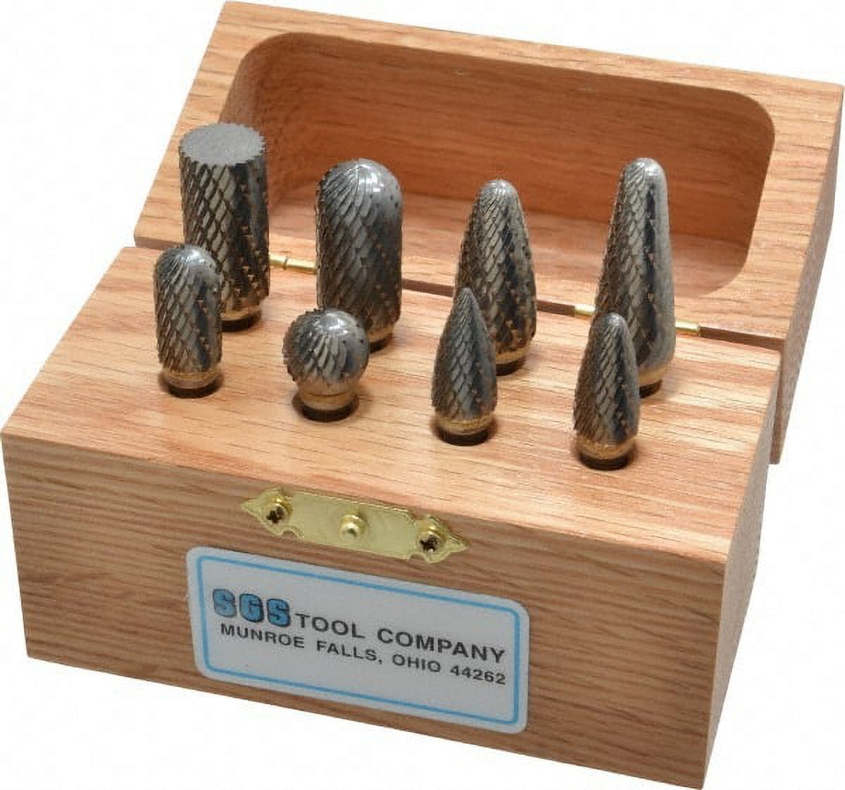 8 Piece, 1/4" Shank Burr Set - Walmart.com
