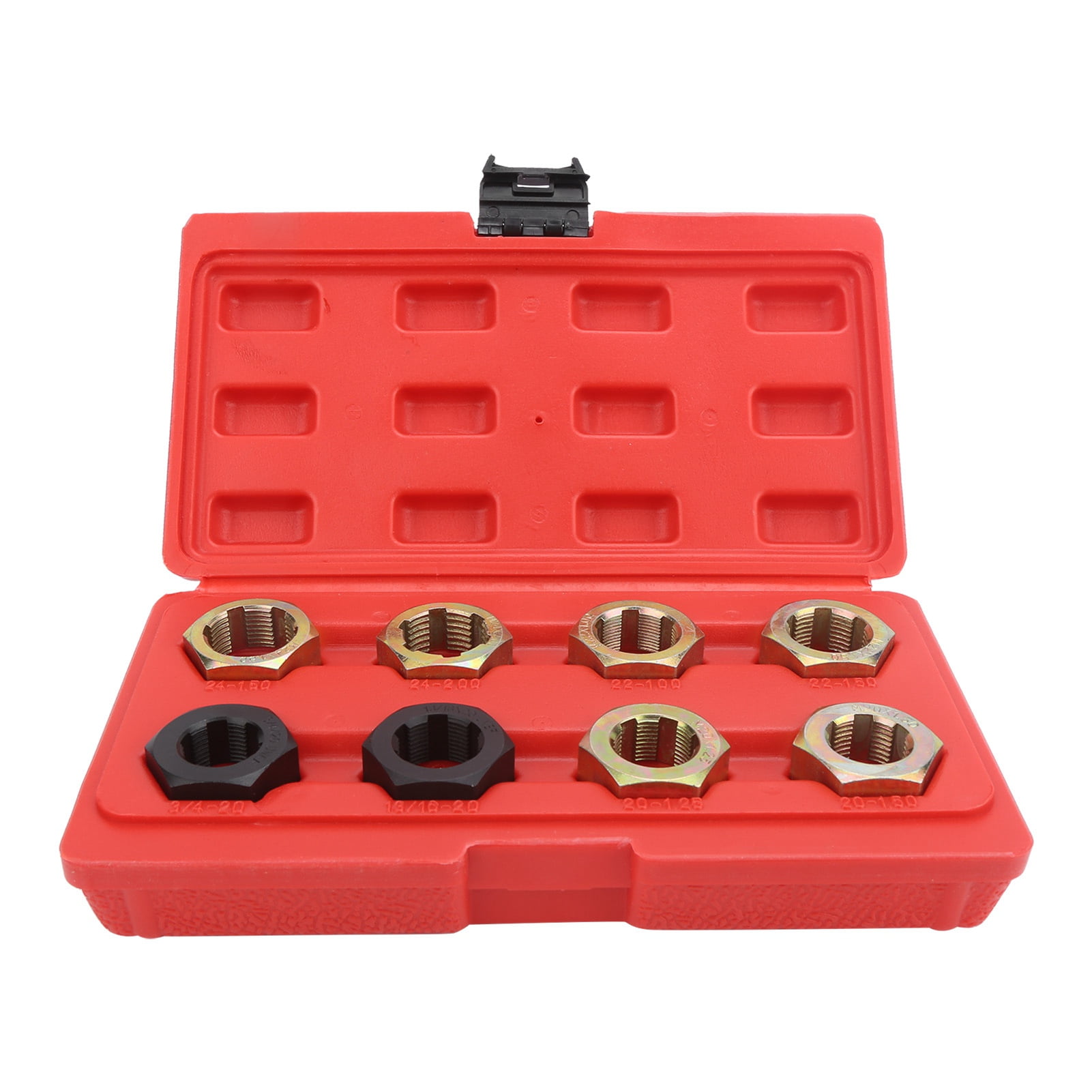 8-Piece Axle Screw Thread Repair Set with Metric Fractional Sizes ...