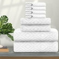 8-Piece Bath Towel Set | 2 Oversized Bath Towels 35×70 in, 2 Hand ...
