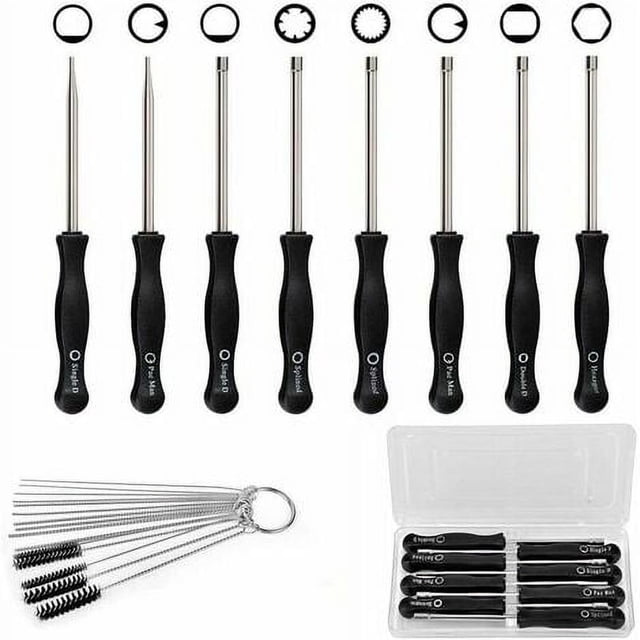 8-Piece Carburetor Adjustment Tool Set for Engine Cleaning & Repair ...