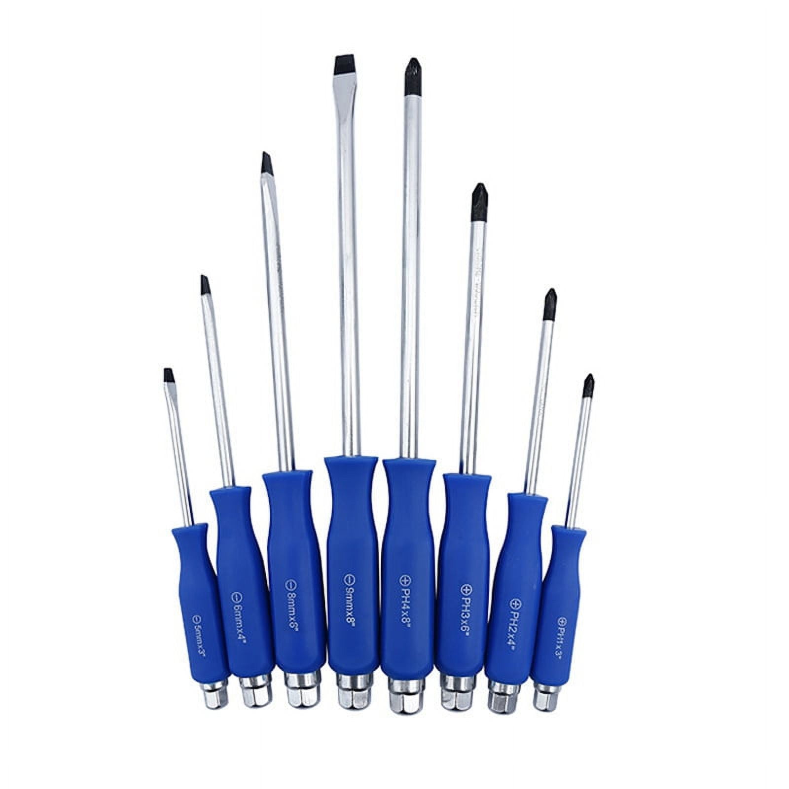 8-Piece Dual- Hammer Screwdriver Combination Set Chrome Vanadium Steel ...