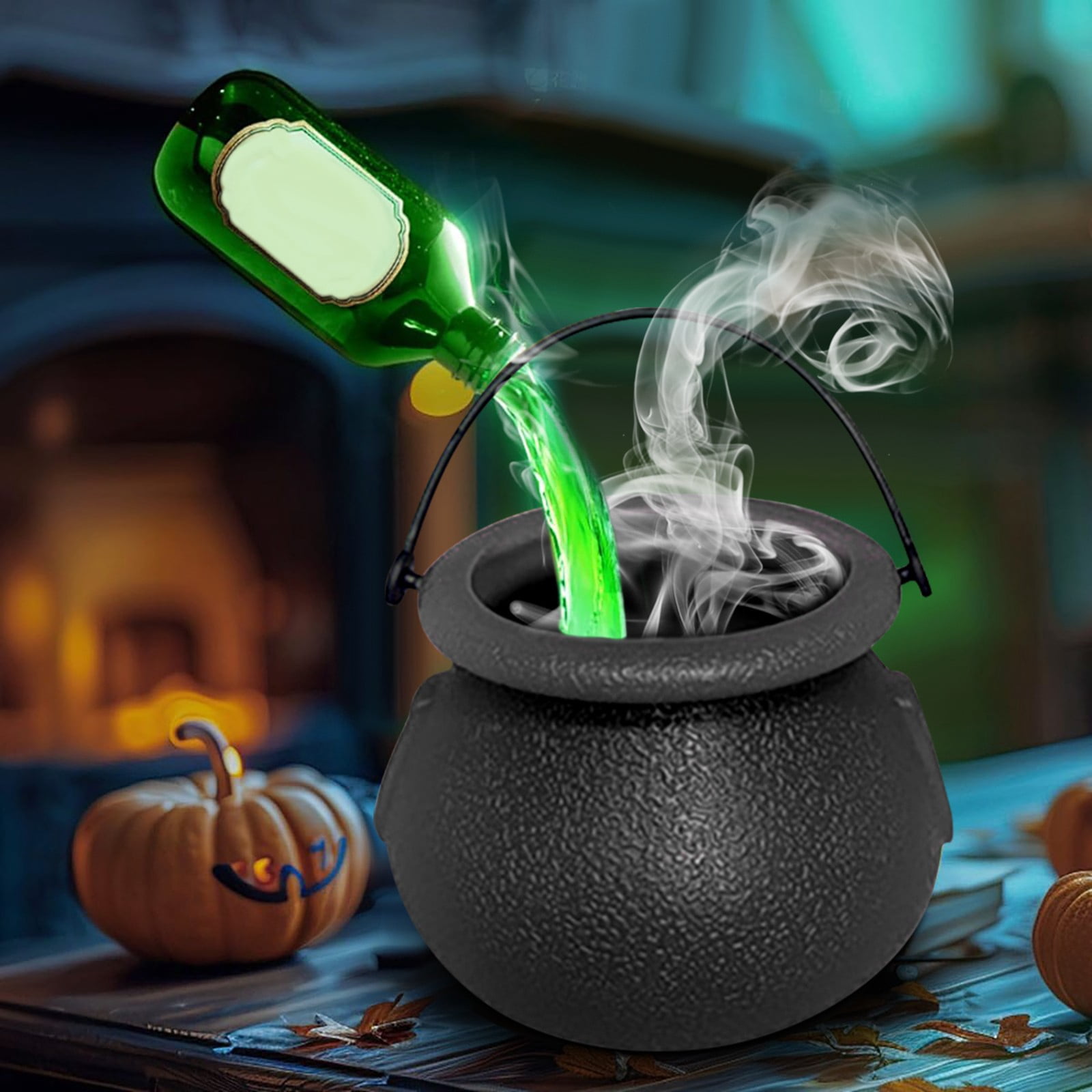 8-Piece Halloween Witch Bucket Set - Mini Jar Decorations for Witch ...