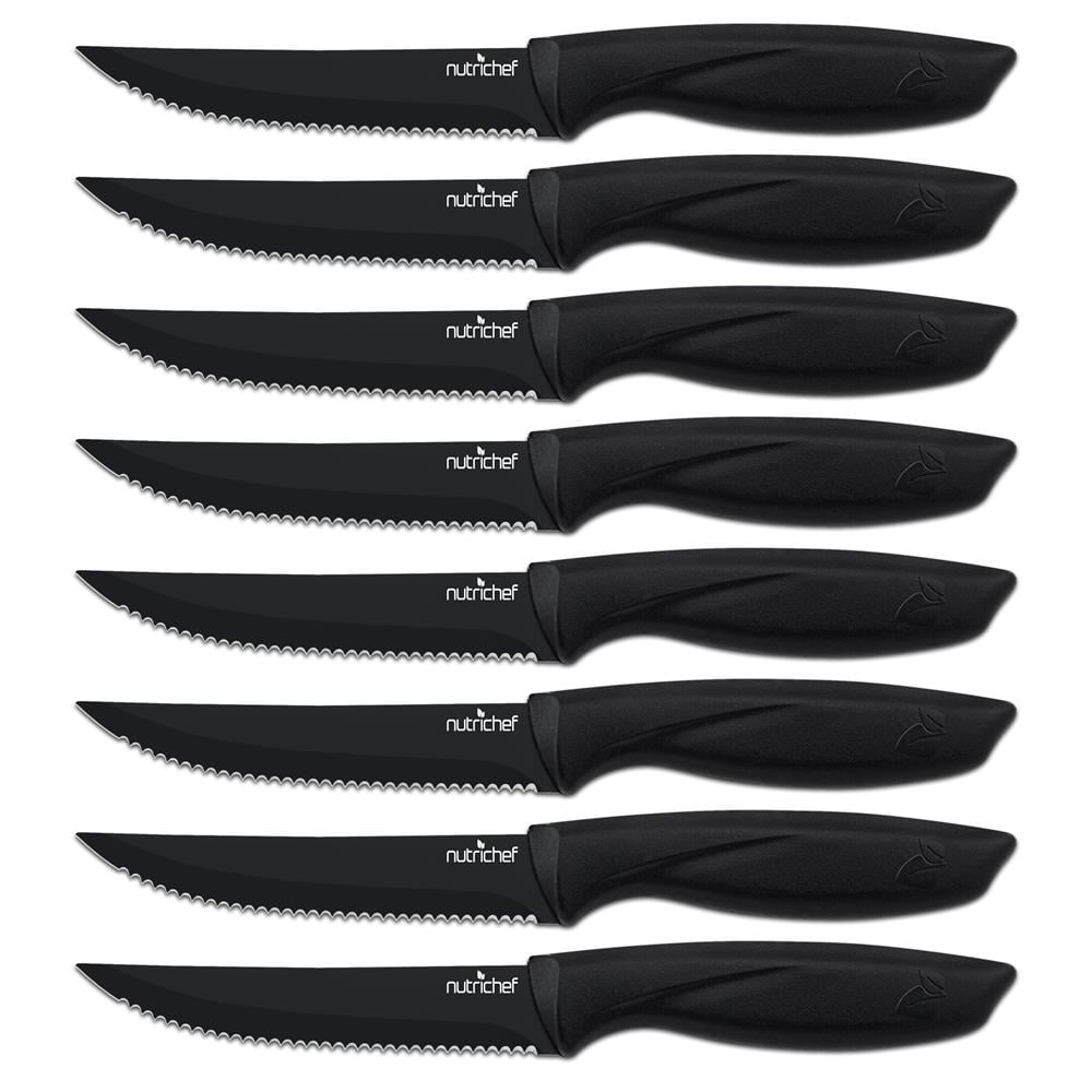 8 Piece Kitchen Knife Set - Multi-purpose Unbreakable Ergonomic Non ...