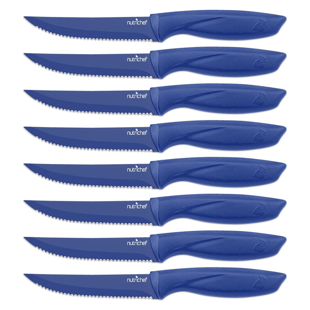 8 Piece Kitchen Knife Set - Multi-purpose Unbreakable Ergonomic Non ...