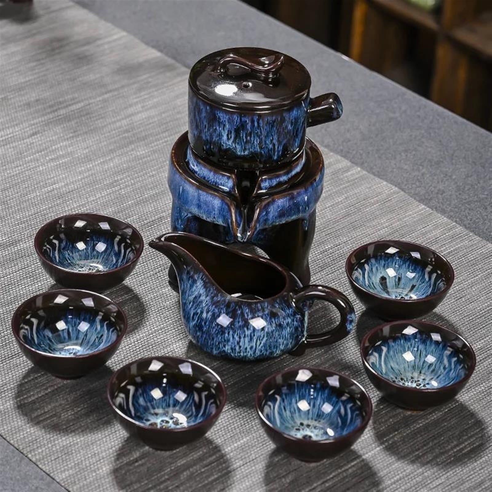 8 Piece Kung Fu Tea Set Chinese Tea Set High End Automatic Tea Set Bone ...