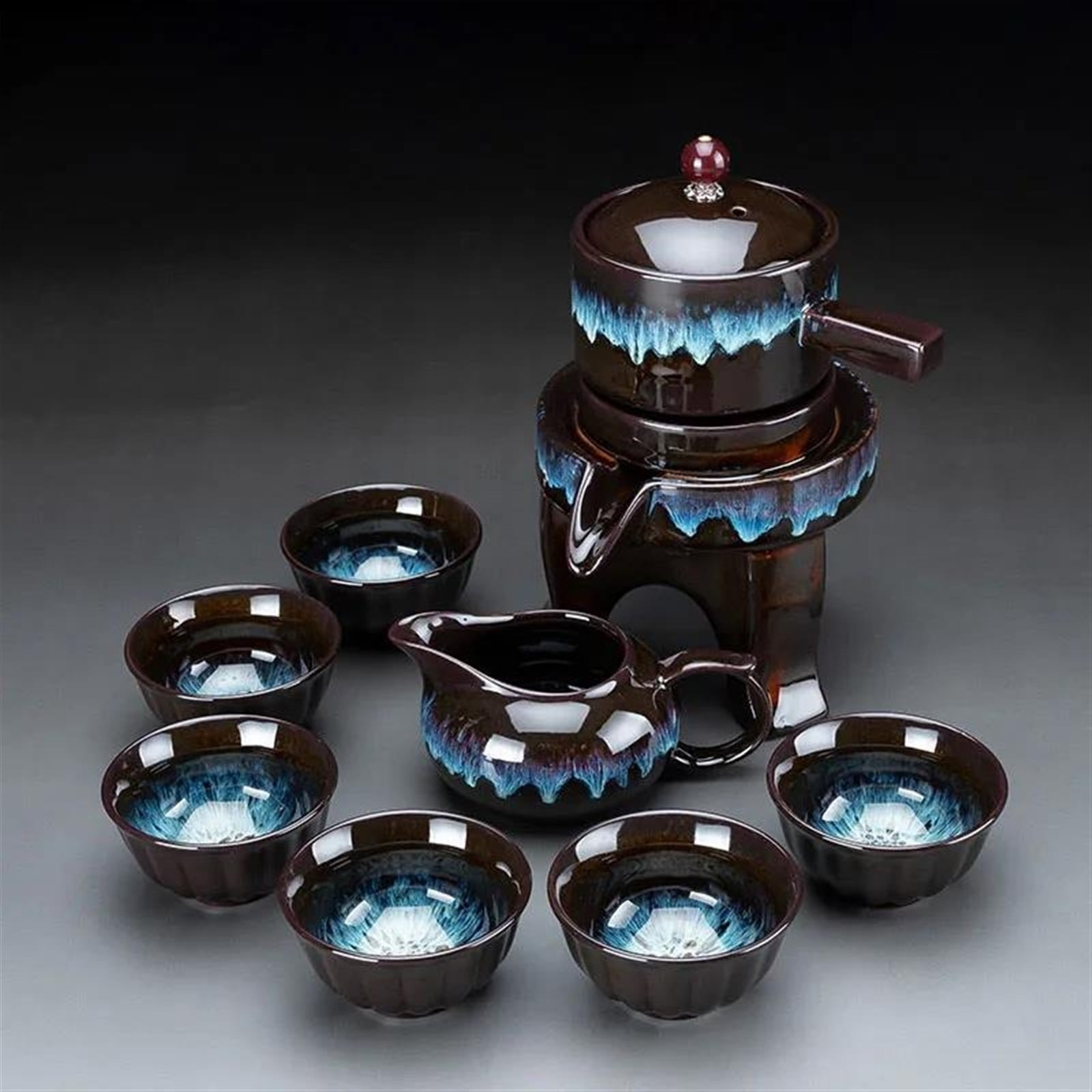 8 Piece Kung Fu Tea Set Chinese Tea Set High End Automatic Tea Set Bone ...