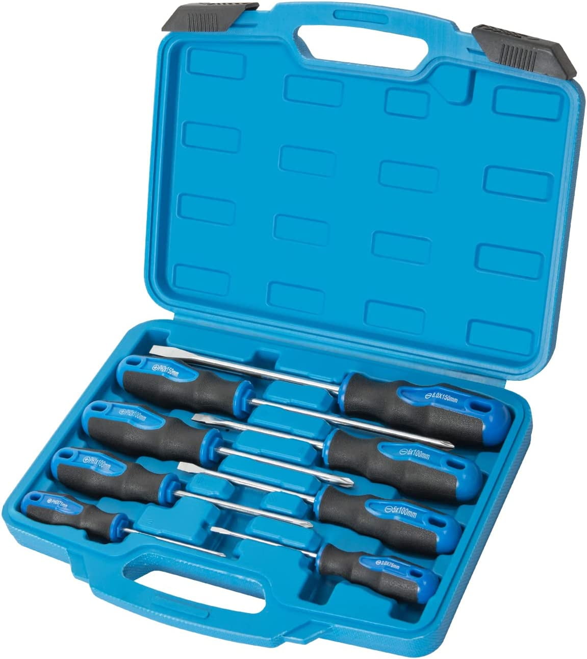 8-Piece Magnetic Screwdrivers Set with Nichrome tip, 4 Phillips and 4 ...