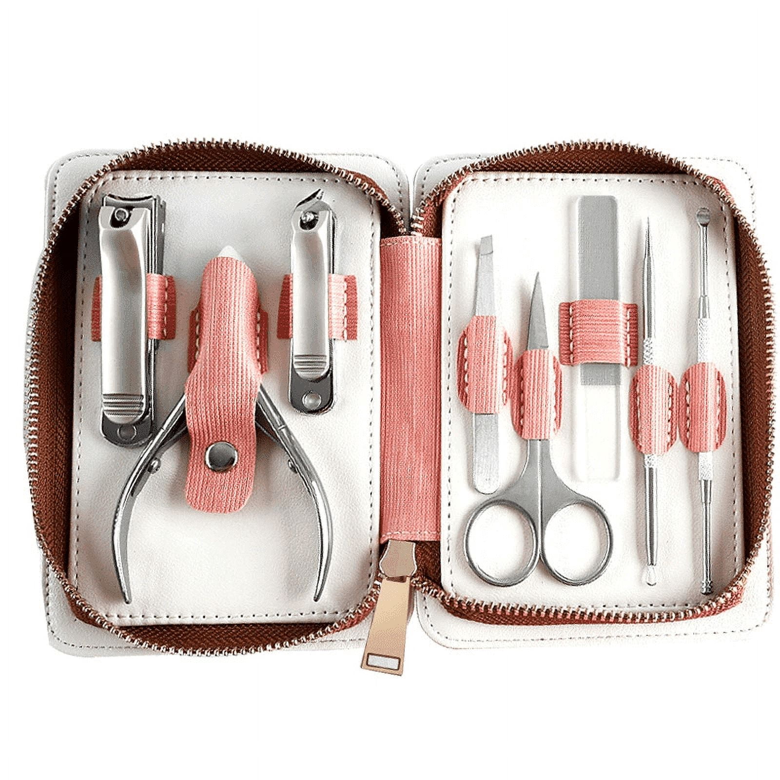 8-Piece Manicure & Pedicure Kit for Women & Men - Professional Nail ...