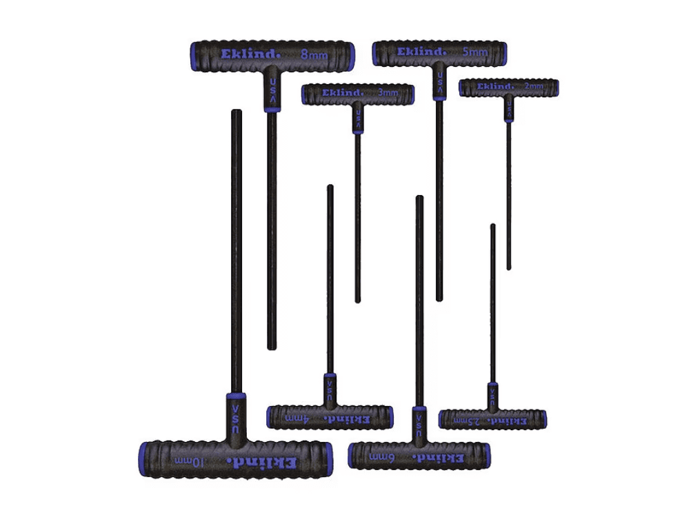8 Piece Metric T-Shape Hex Key Set, 64908 - Walmart.com