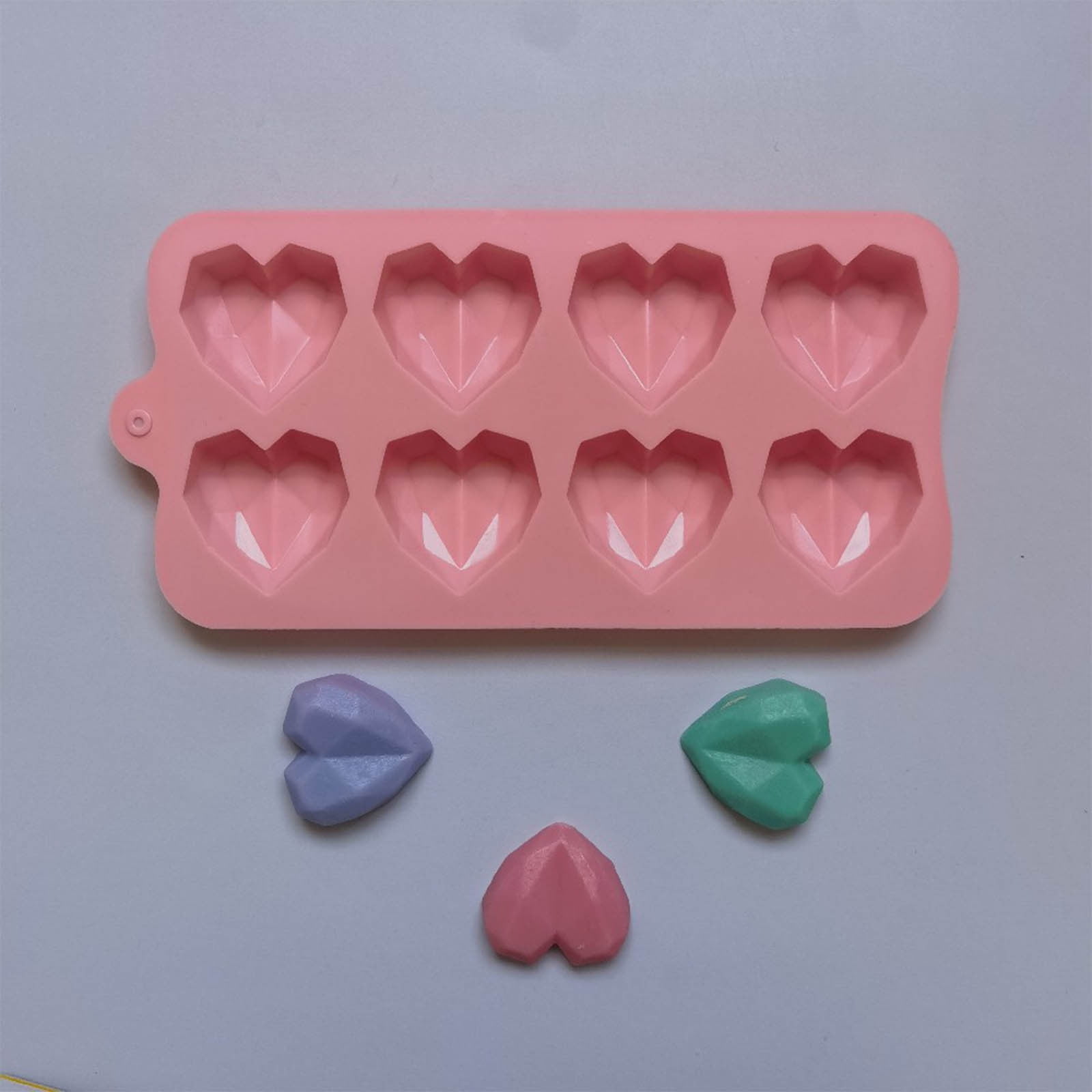 8 Piece Multi Heart Pudding Dessert Tool Set, Cake Decoration Baking ...