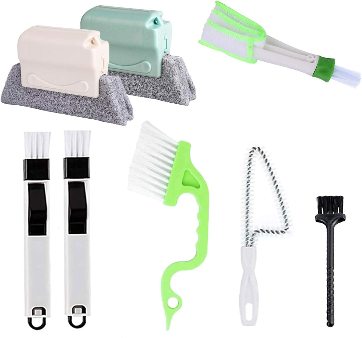 8-Piece Multi-Use Cleaning Tools, Ergonomically Designed For Efficient ...