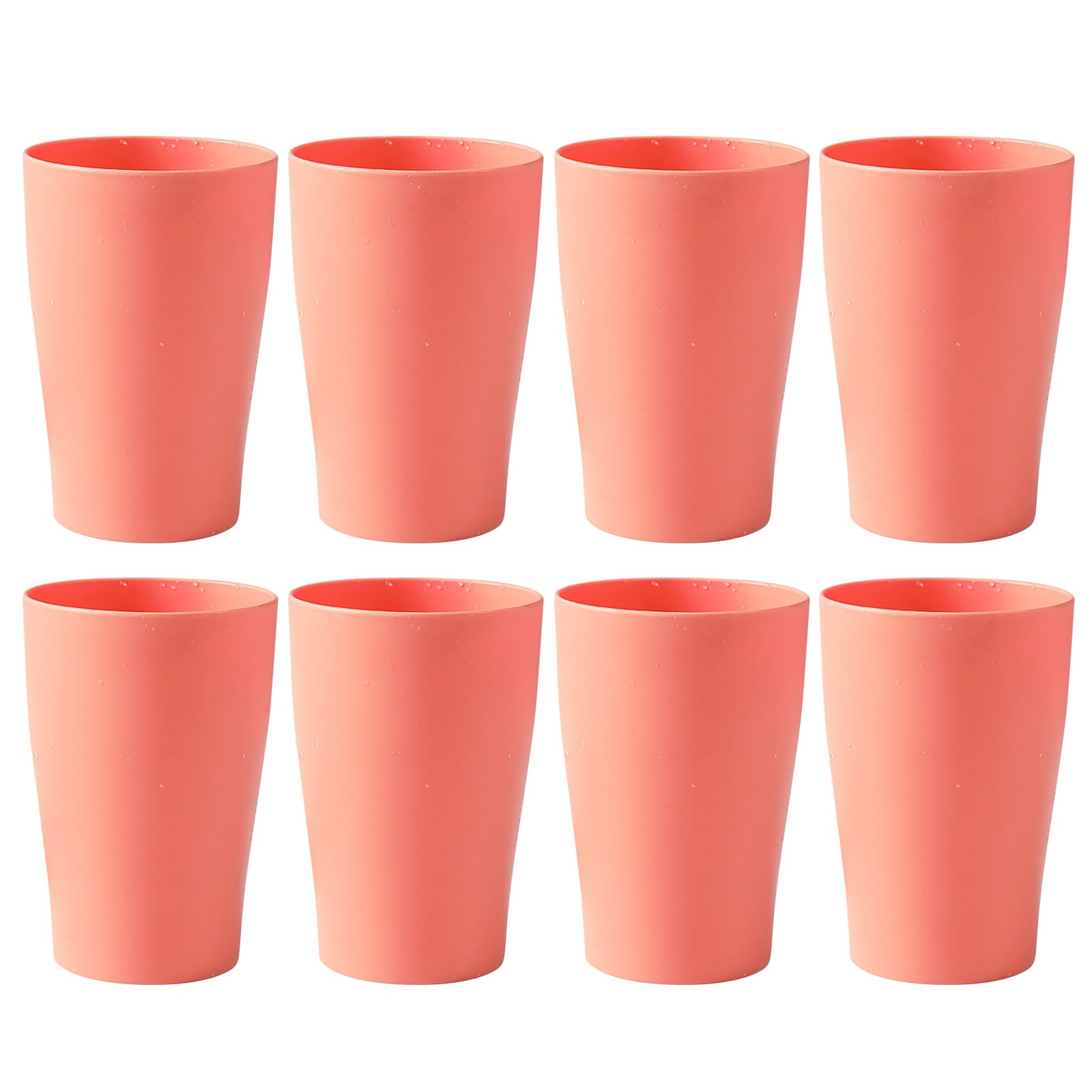 8 Piece PP Plastic Cups Set in 4 Colors for Picnic Outdoor etc Durable ...