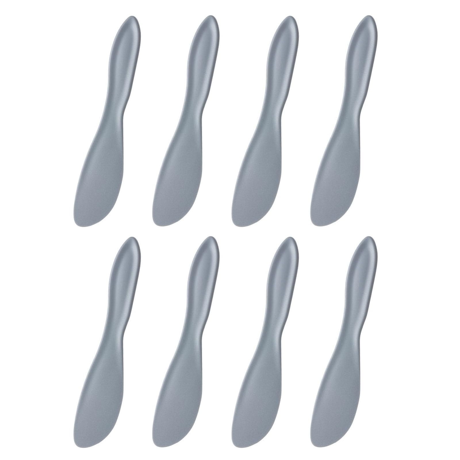 8-Piece Plastic Butter Spreader Set - Cheese and Jam Spreaders for ...