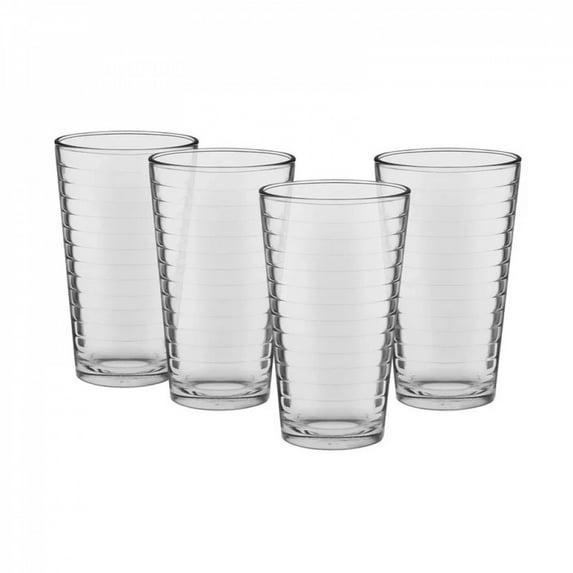 8-Piece Set High-Quality Drinking Glasses Elegant Drinkware Stackable ...