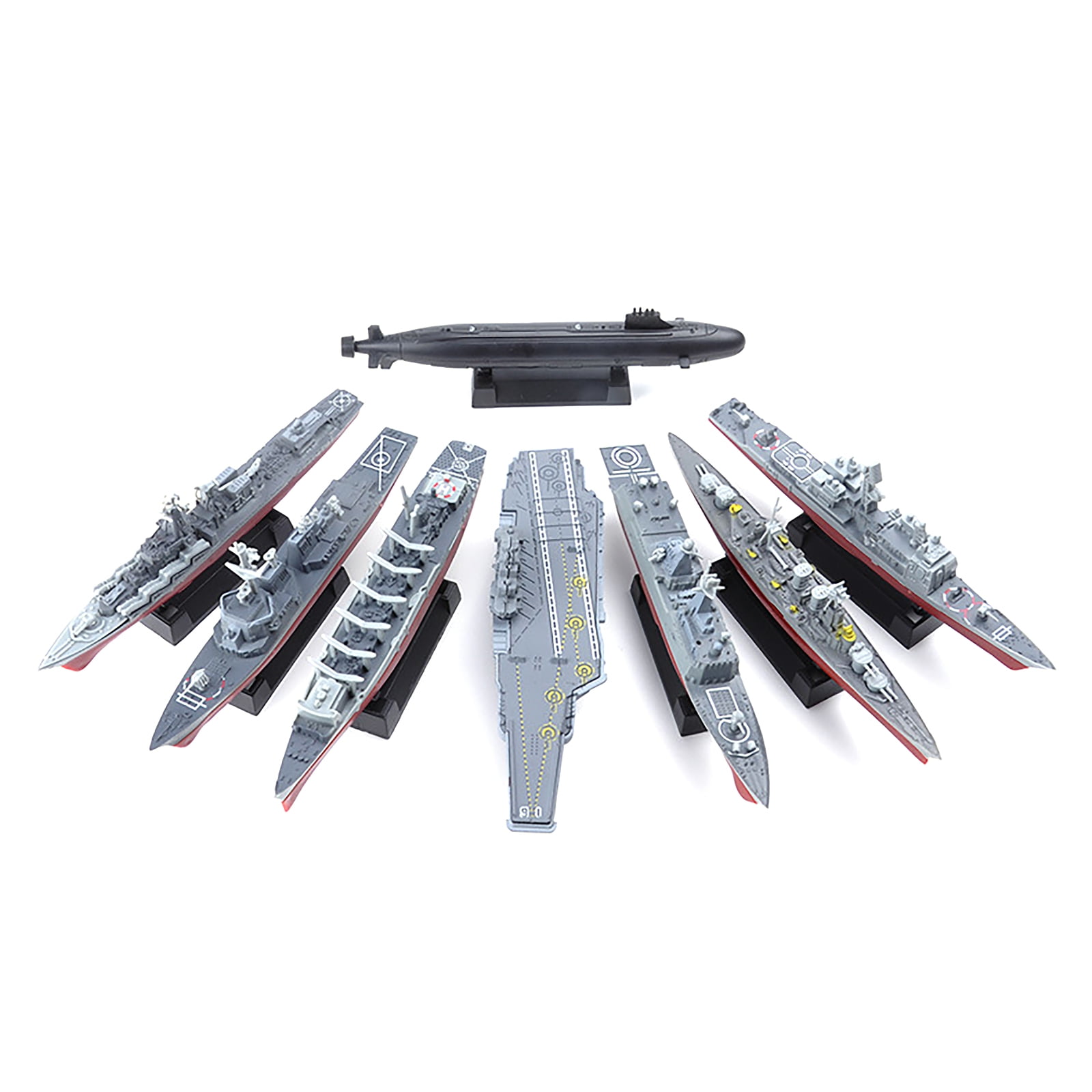 8-Piece Set Unassembled Ship Model Kits Retro and Elegant Home Decor ...