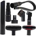 8-Piece Shop Vac Accessories Kit: Hose Adapters & Brushes for Floor ...