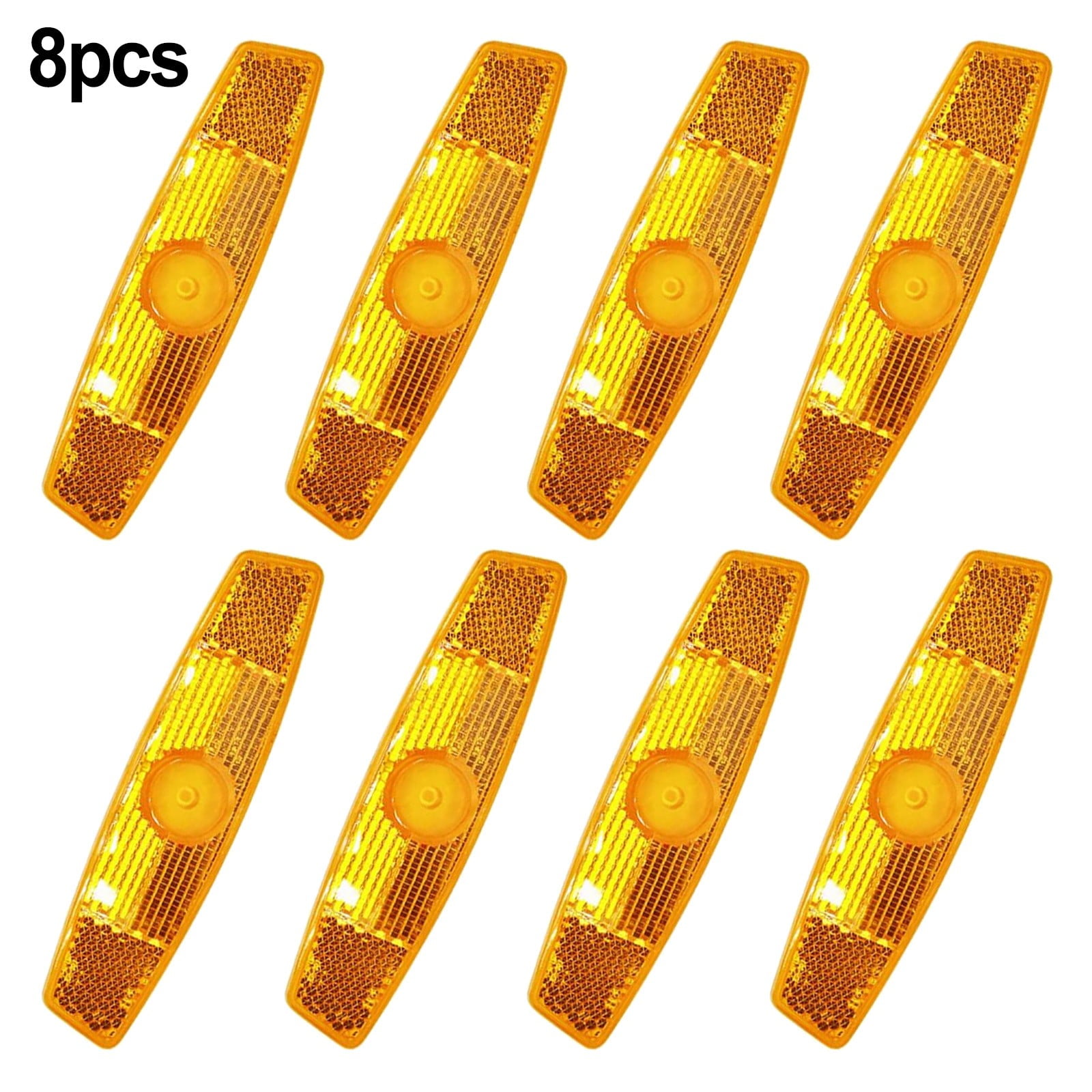 8 Piece Spoke Reflectors Bicycle Cat Eye Reflectors Set Rear Reflector ...