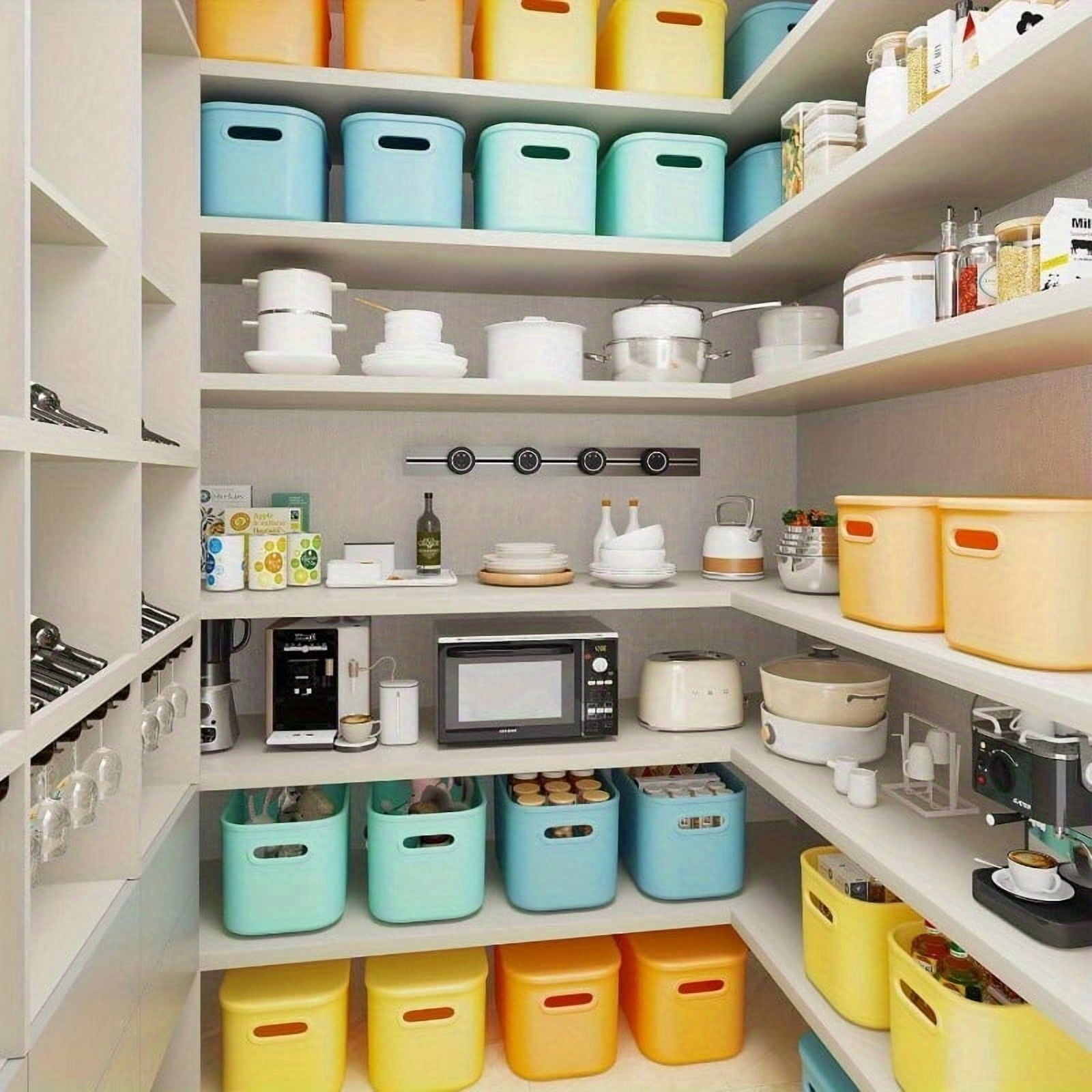 [Waterproof Storage Bins] 8pcs Waterproof Polypropylene Stackable ...
