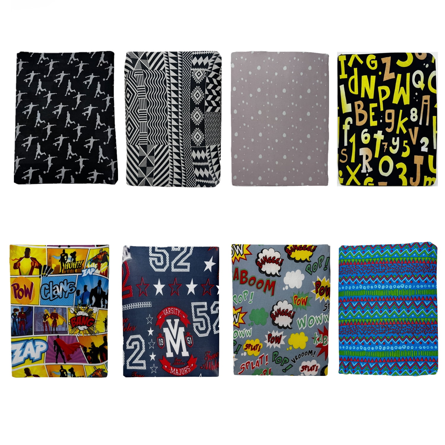 "Book Sox 8-Piece Jumbo Stretchable Textbook Covers, Solid Colors, Fits ...