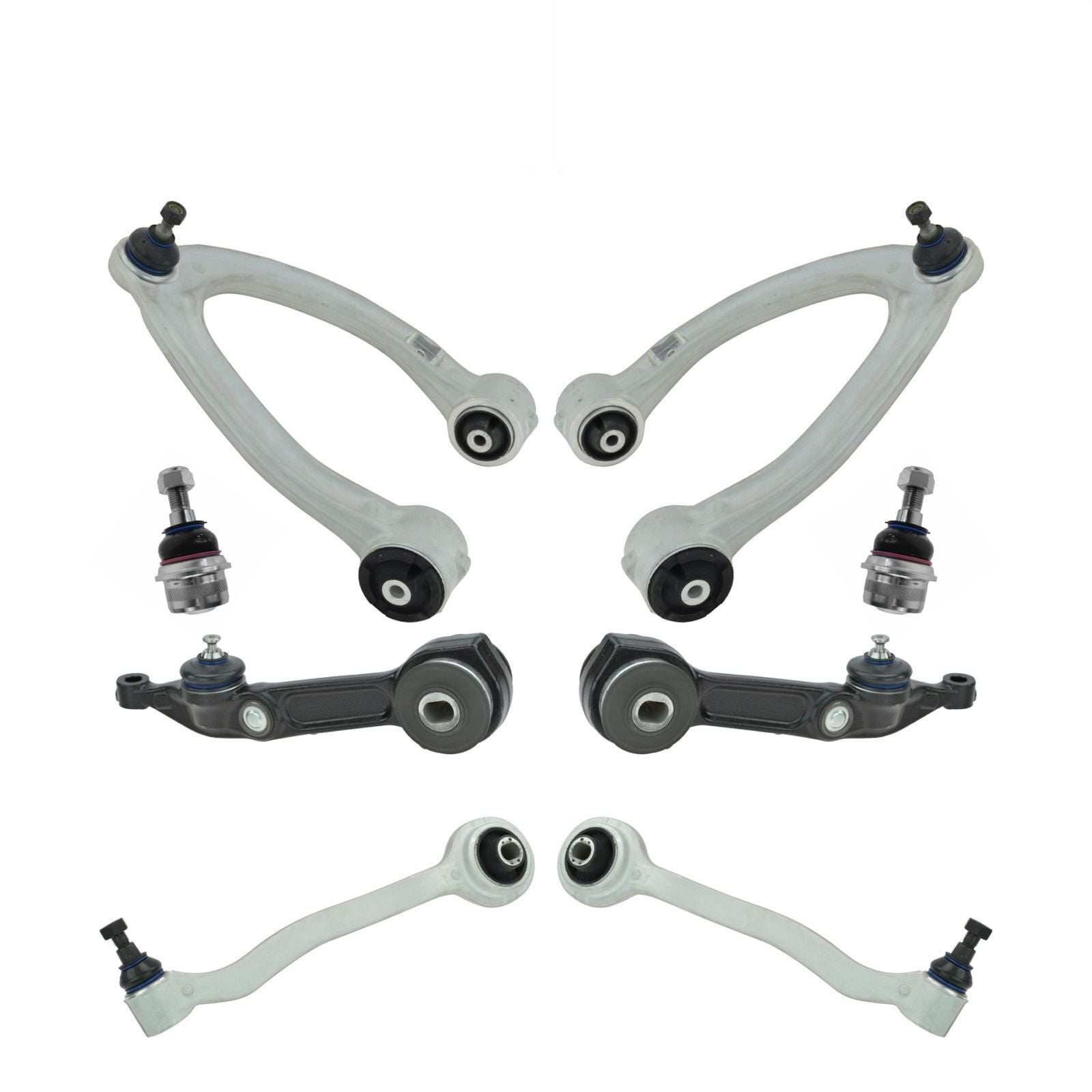 8 Piece Suspension Kit Upper & Lower Control Arms Ball Joints for 2000 ...