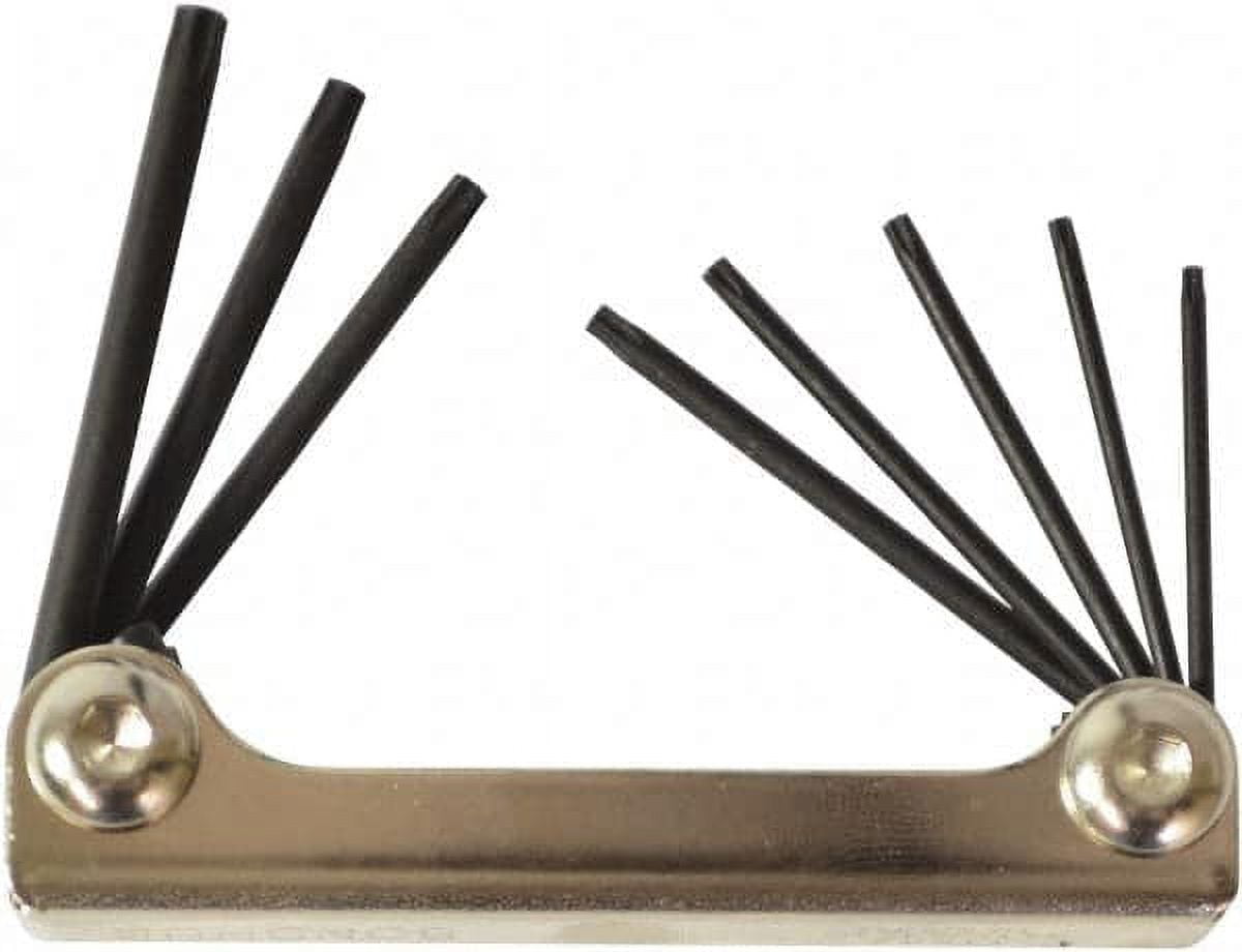 8 Piece T6 to T25 Fold-Up Torx Key Set - Walmart.com
