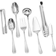 8 Piece Teardrop Serving Utensils Set, 18/10 Stainless Steel Serving ...