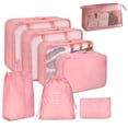 8 Piece Travel Packing Cubes Set – Foldable Lightweight Luggage ...