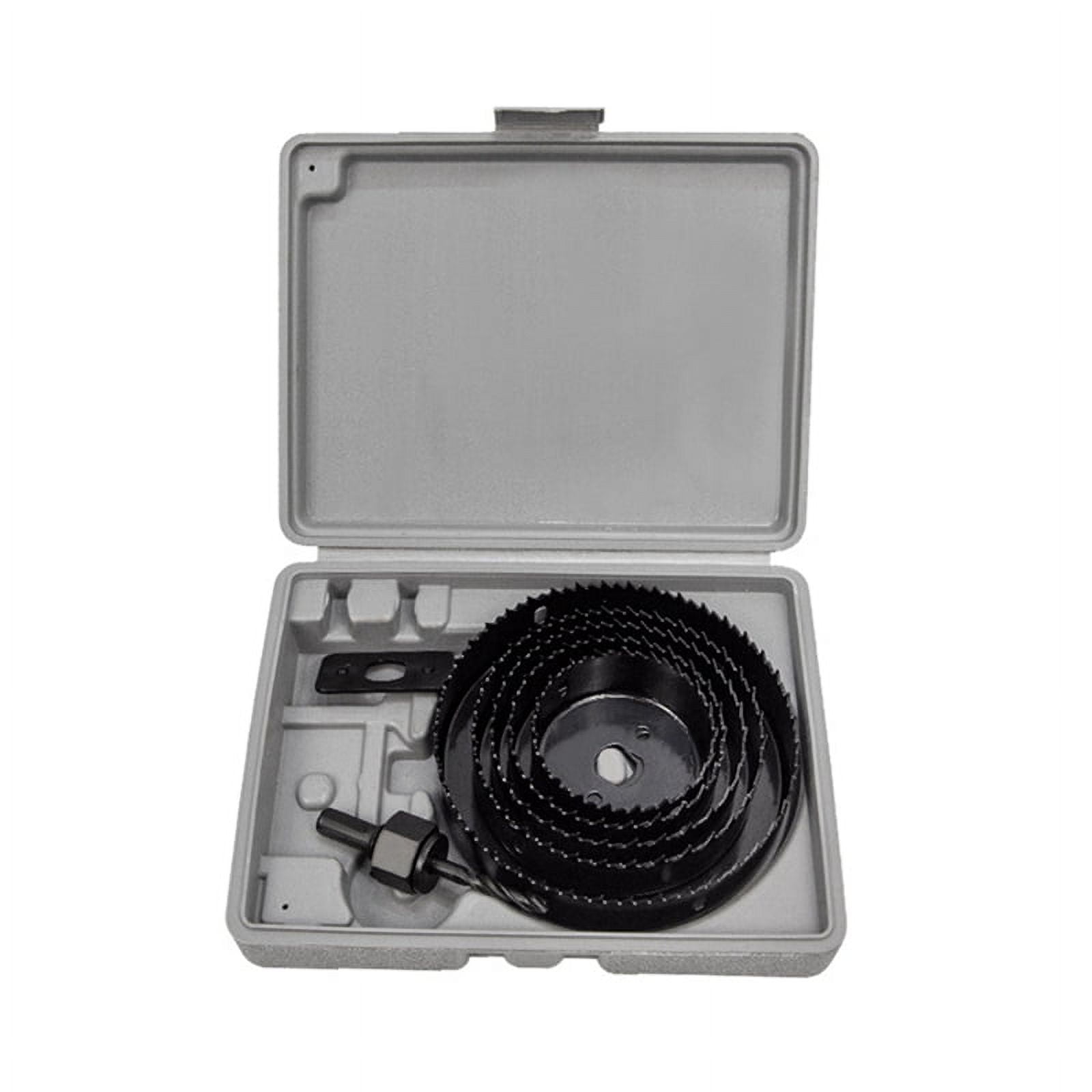 8-Piece Woodworking Hole Opener Set Wood Gypsum PVC Plastic Circular ...