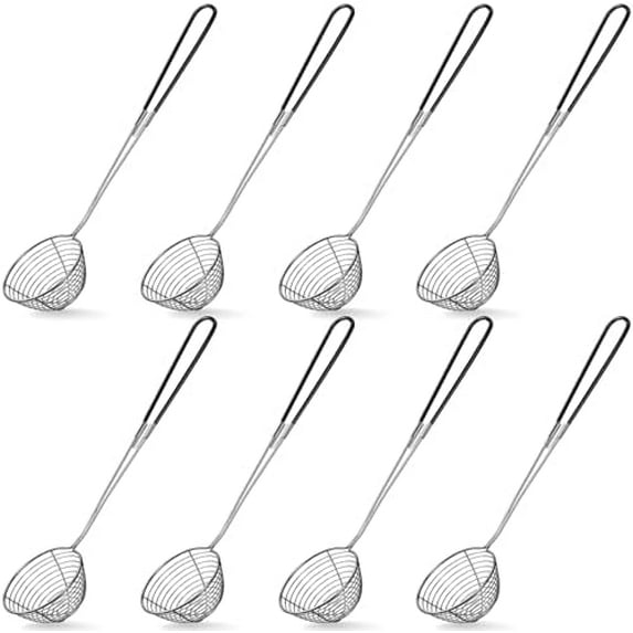 8 Pieces 6 Pieces Hot Pot Kit Strainer Scoops Stainless Steel 2.5 Inch ...