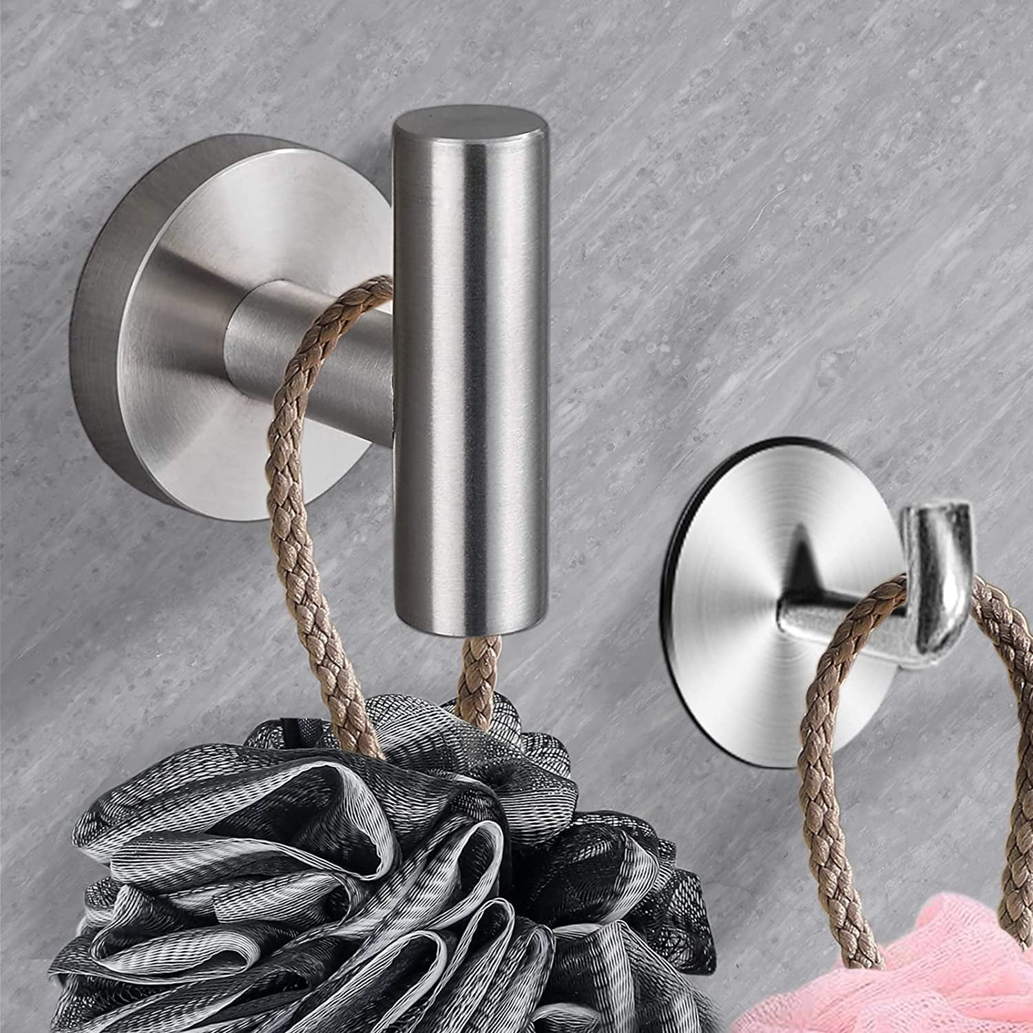 8 Pieces Bathroom Towel Rack Set, Includes 2PCS 23.6 inch Towel bar ...
