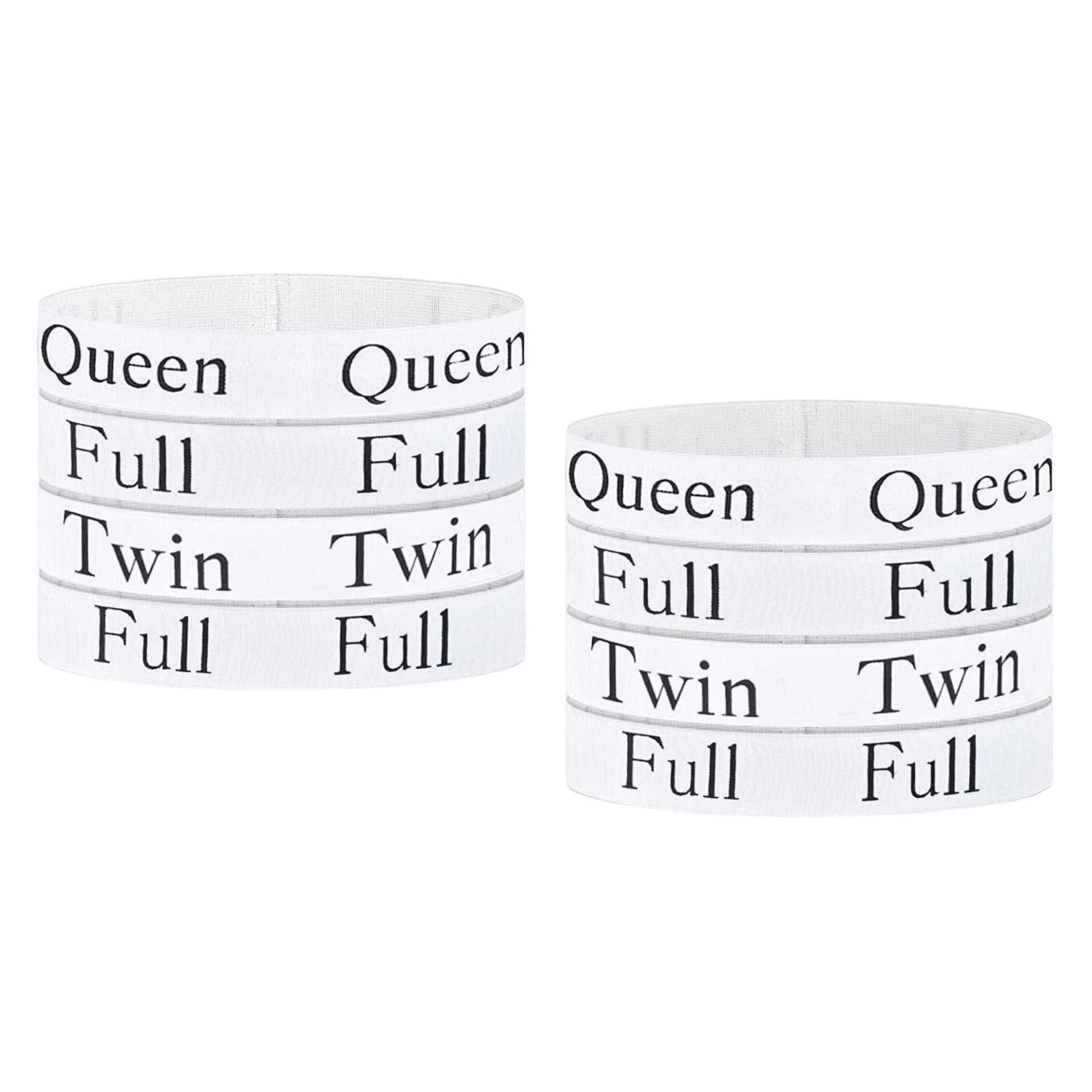 8 Pieces Bed Sheet Organizer Bands King Twin Full Queen Sheet Straps ...