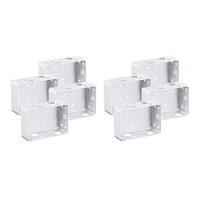 8 Pieces Blind Brackets 2 Inch Low Profile Box Mounting Bracket for ...