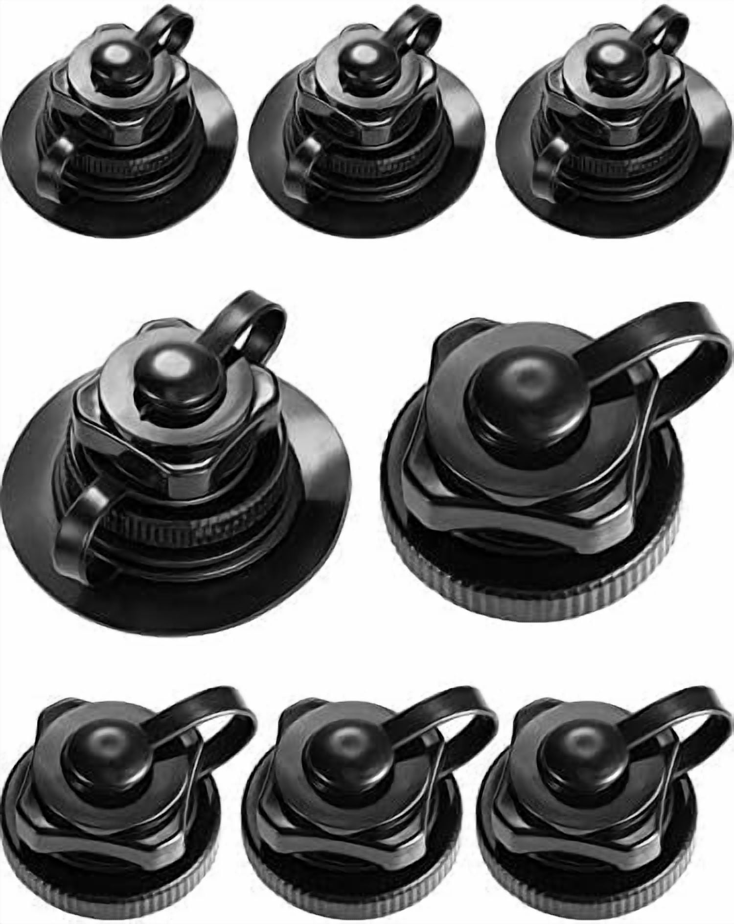 8 Pieces Boston Valve Replacement Inflatable Boat Air Valve Screw ...