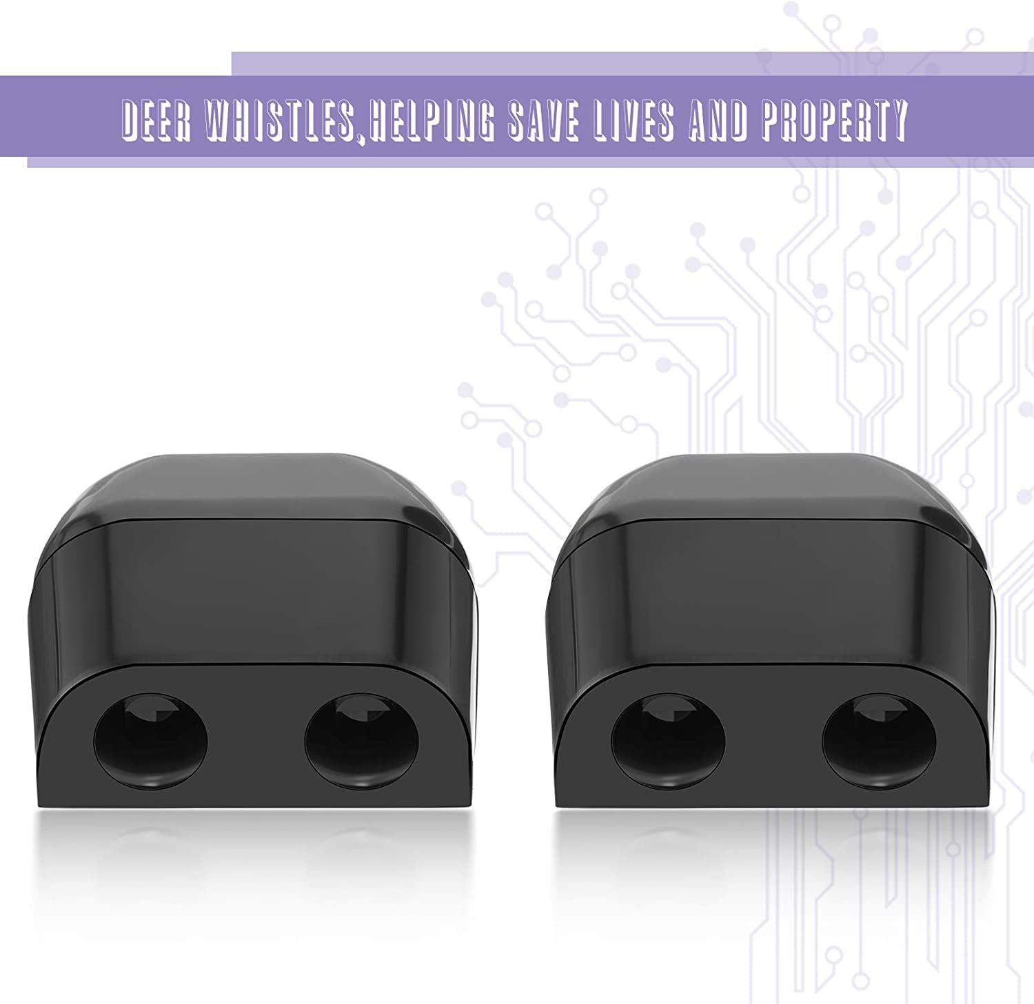 8 Pieces Car Deer Warning Whistle Devices Dual Construction Deer ...