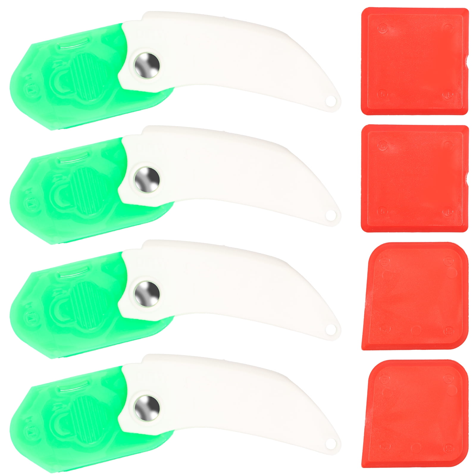 8 Pieces Caulking Tool Kit with 9 In 1 Caulking Tool Reusable Plastic ...