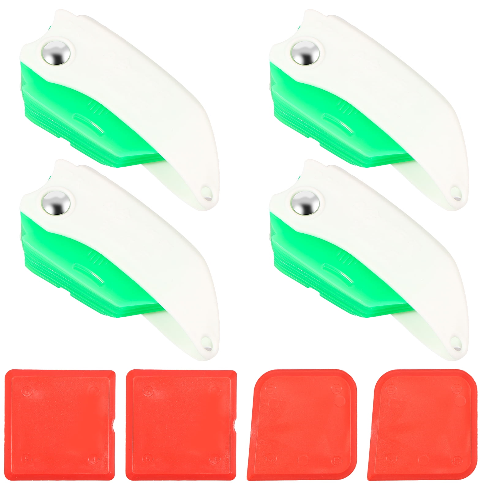 8 Pieces Caulking Tool Kit with 9 In 1 Caulking Tool Reusable Plastic ...