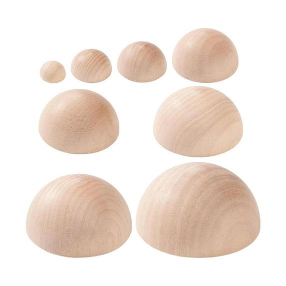8 Pieces Ceramic Pottery Plate Press Tool Half Round Wooden ...