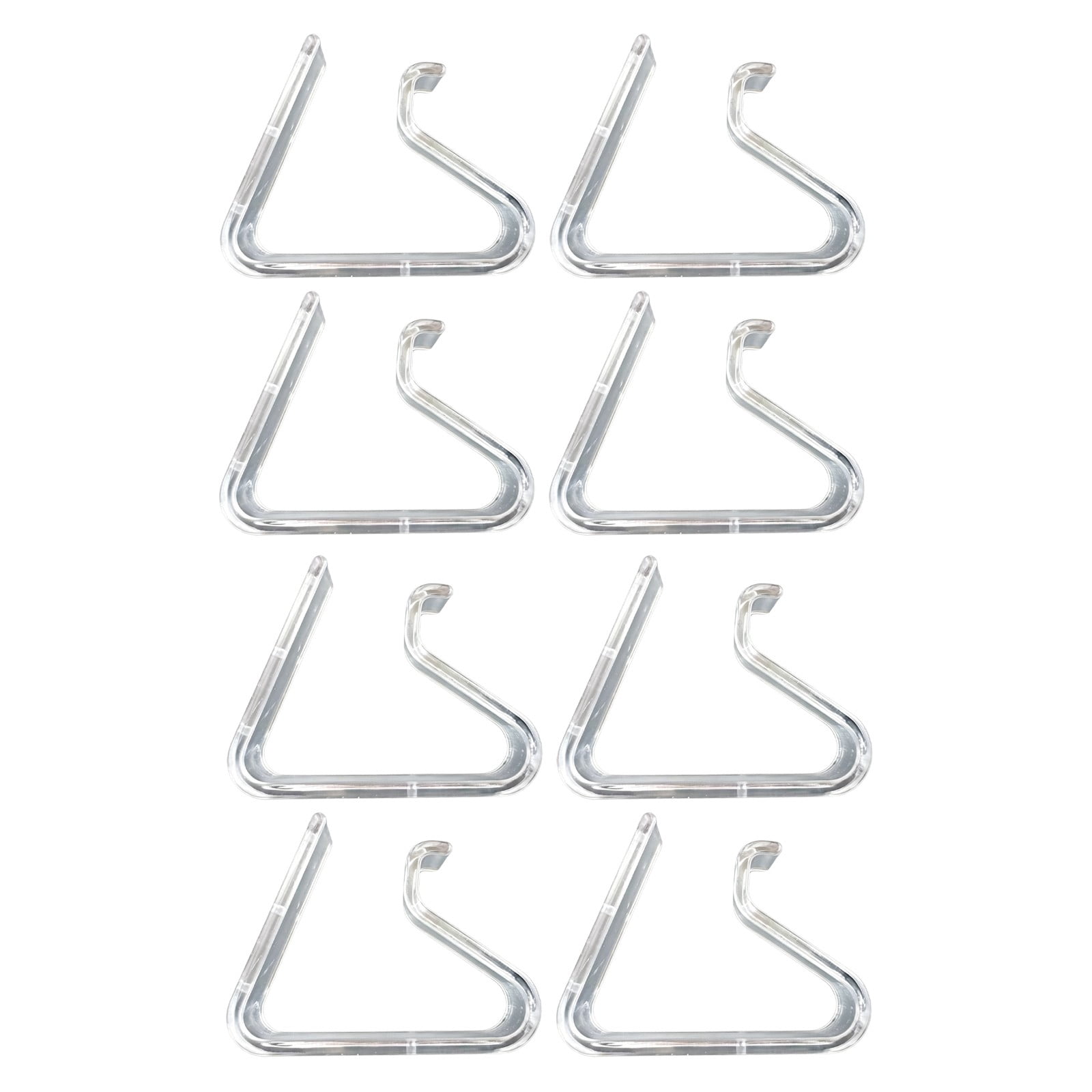 8 Pieces Clear Tablecloth Clips Windproof Plastic Table Cloth Holder ...
