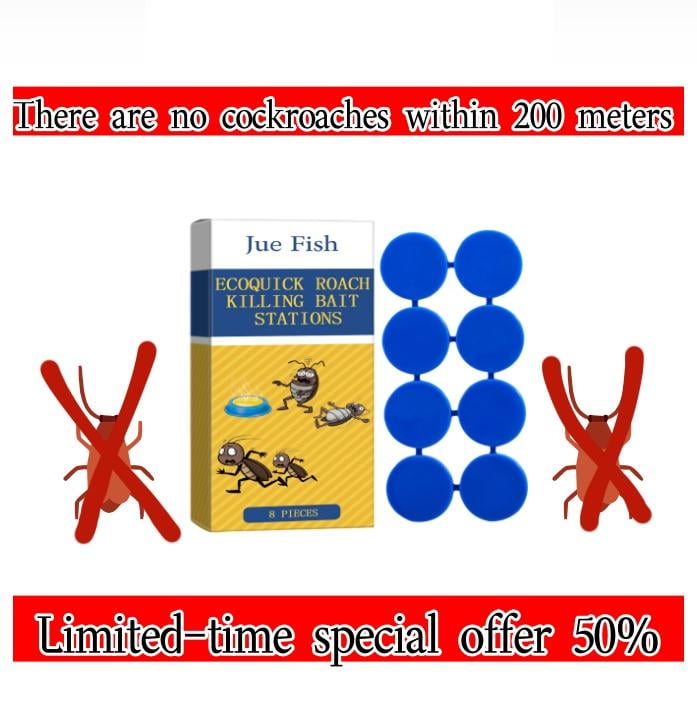 8 Pieces Cockroach Medicine,Pesdispear Cockroach Trap, Anti Cockroaches ...