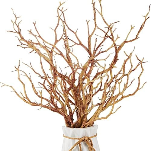 8 Pieces Dried Tree Branches Artificial Antler Branch Manzanita ...